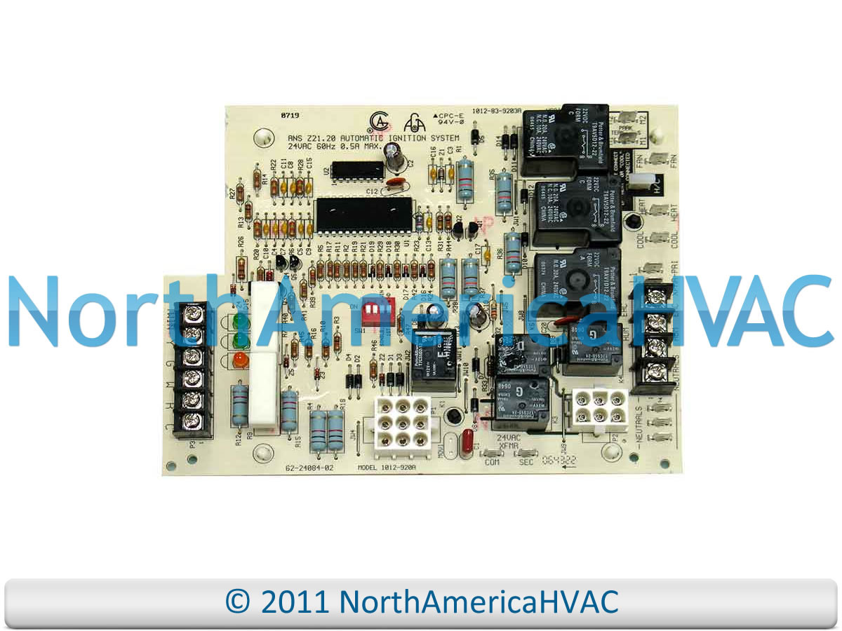 OEM Rheem Ruud Furnace Control Circuit Board Replaces 1012-83-921B ...