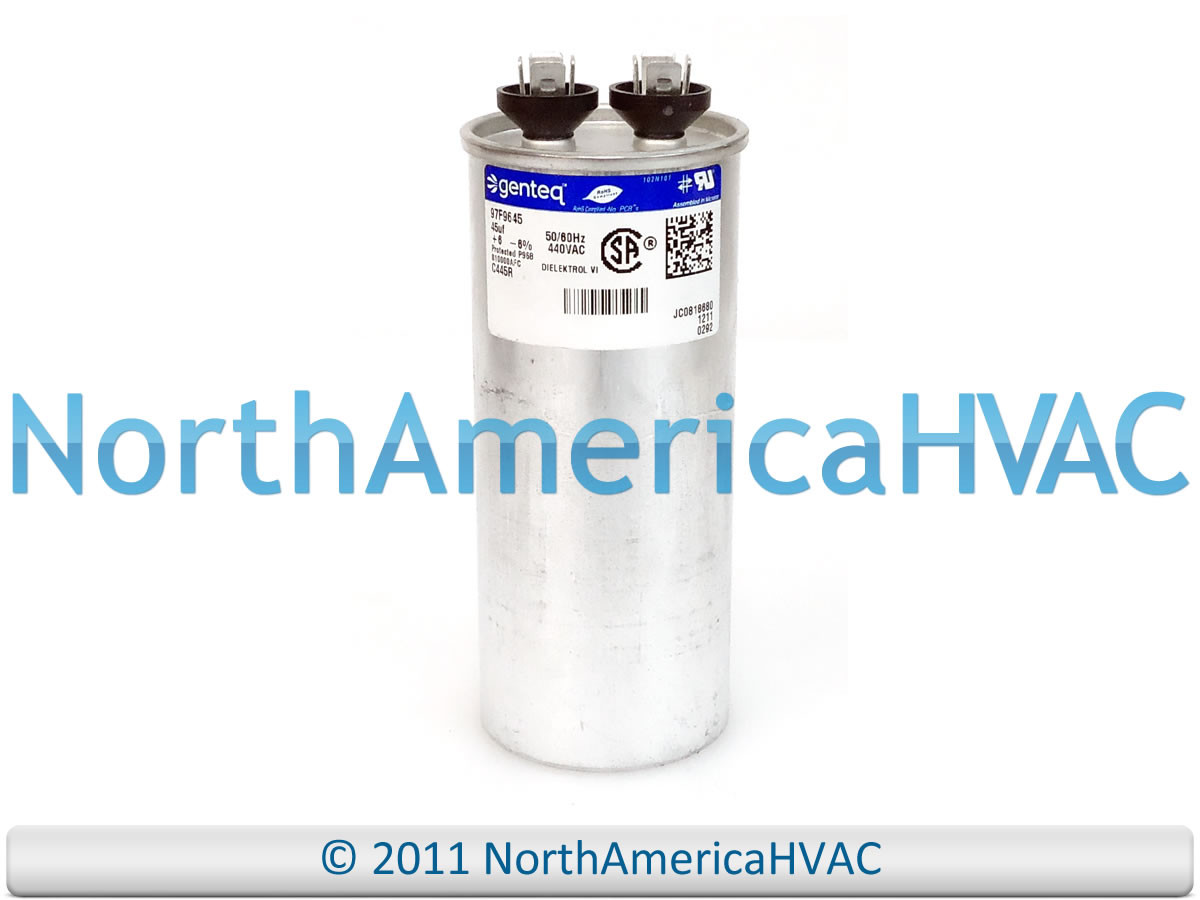 D137452P19 - Trane American Standard Run Capacitor 45 uf MFD 440 Volt ...