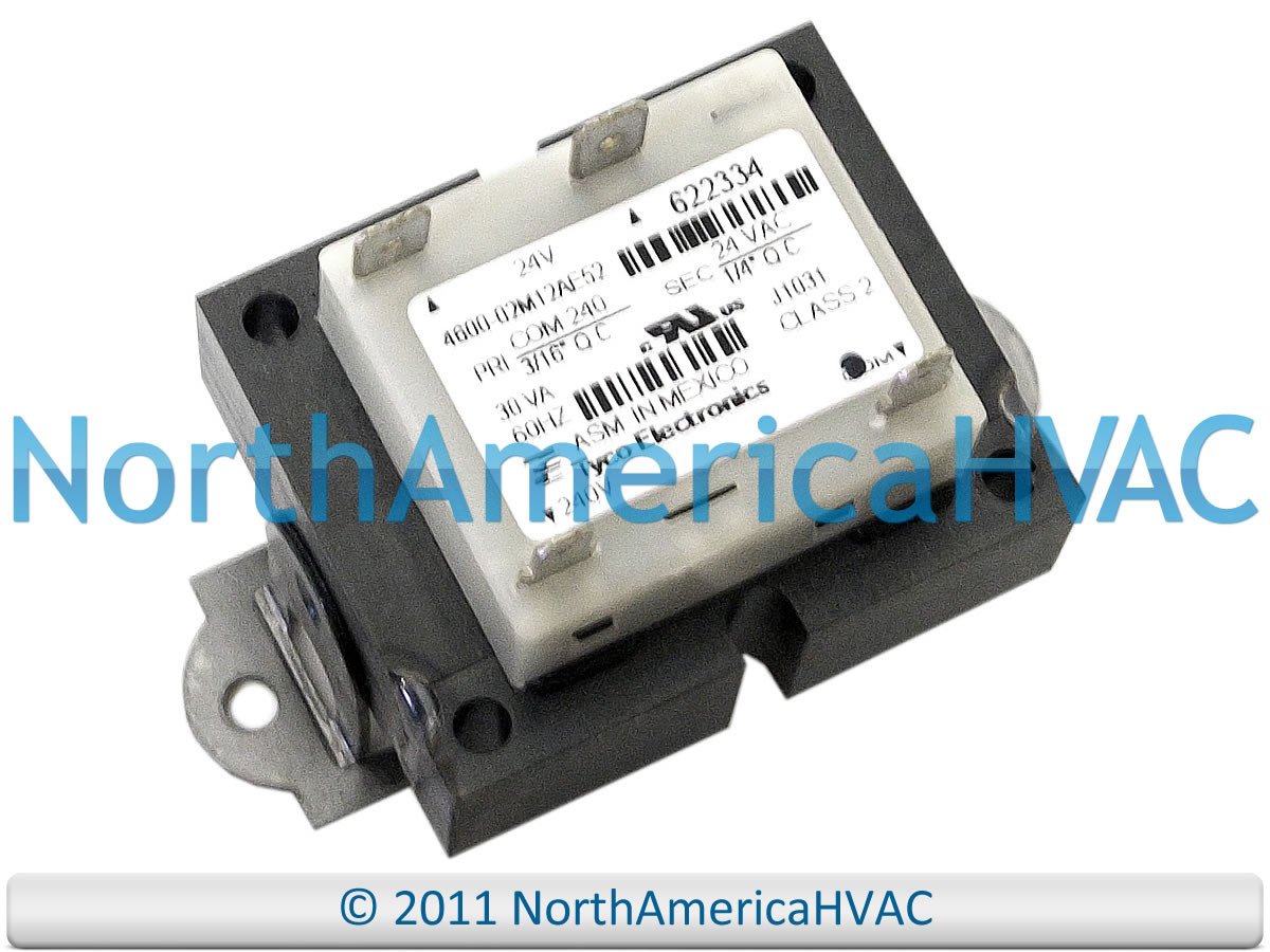 Furnace Transformer 240 24 Volt 40VA Replaces Nordyne Intertherm Miller ...