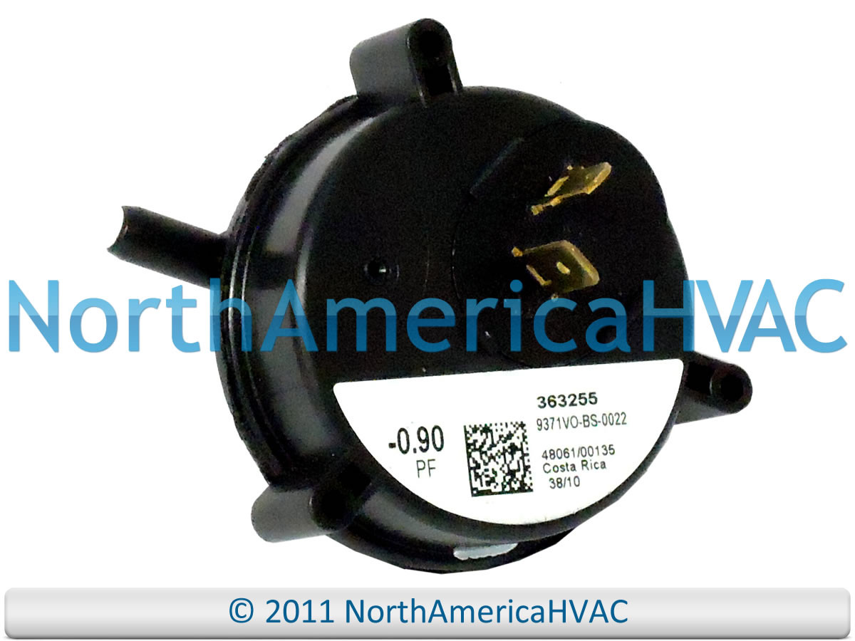 OEM York Coleman Luxaire Air Pressure Switch Replaces 1PS3306 363255 -0 ...