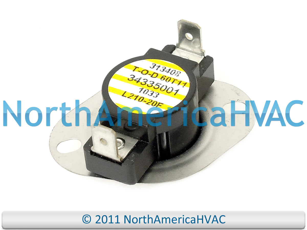 OEM ICP Heil Tempstar Sears Furance Limit Switch L210-20F Replaces ...