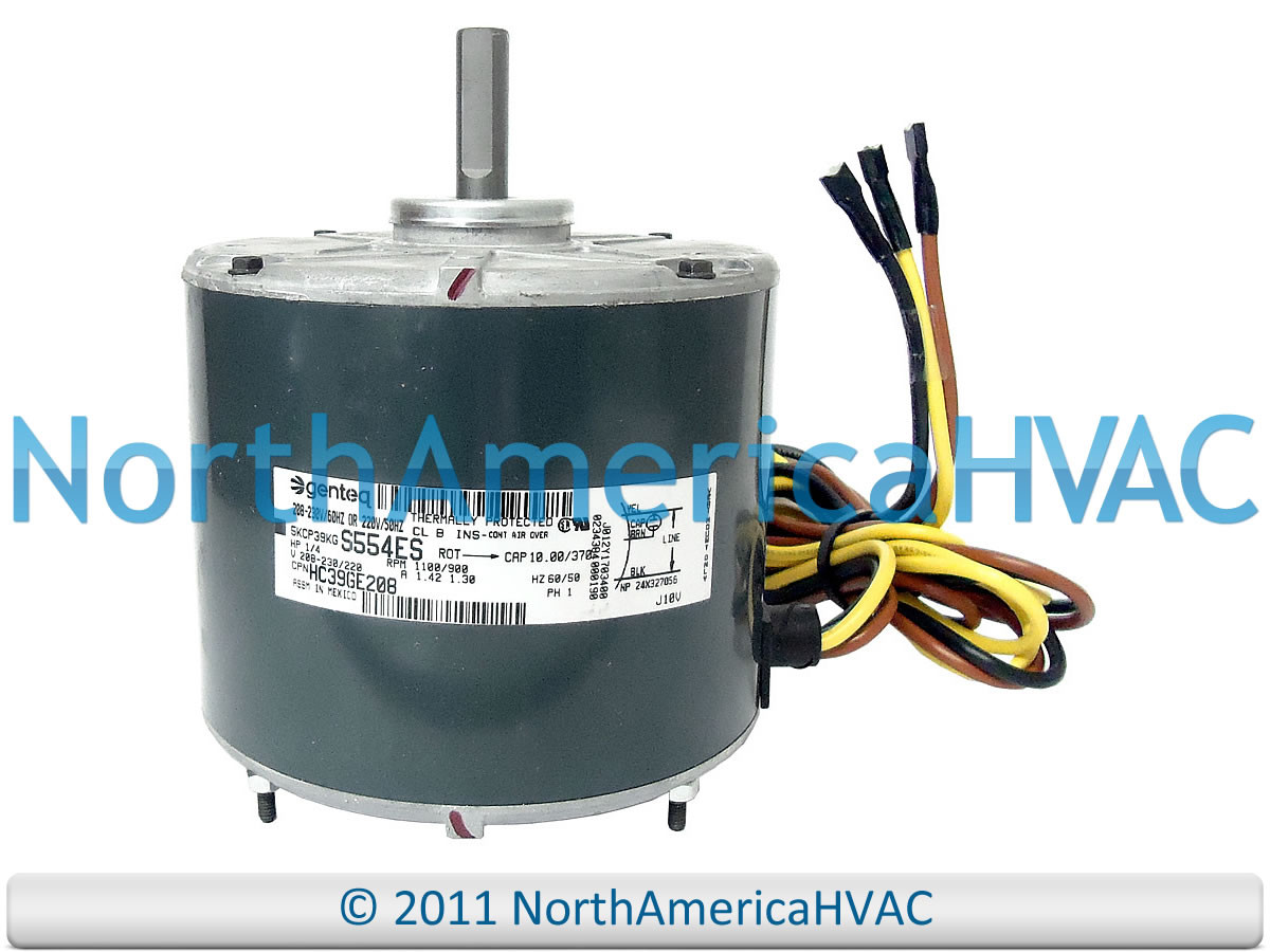 GE Genteq 1/4 HP 230v Universal Condenser Fan Motor 5KCP39FGM599S 3828 ...