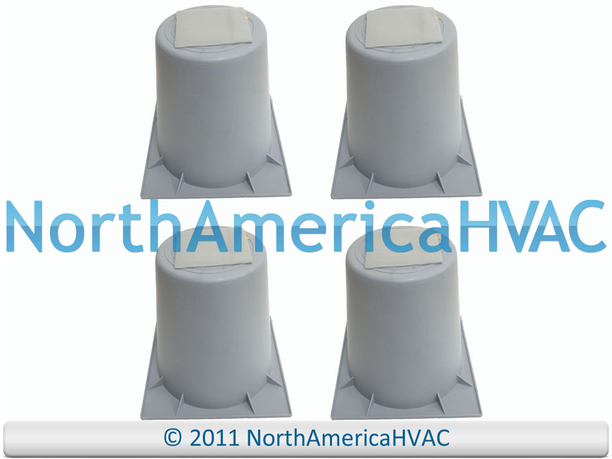 4x 6" HVAC AIR CONDITIONING HEAT PUMP CONDENSER RISER LIFTERS STANDS ...