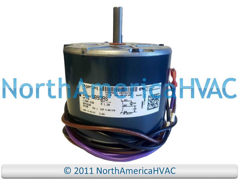 OEM GE General Electric Condenser FAN MOTOR 1/8 HP 230v 5KCP39BGV440BS ...