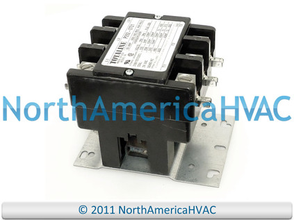 OEM Carrier Bryant Payne 24v Condenser Contactor Relay 3 Pole 75 Amp ...