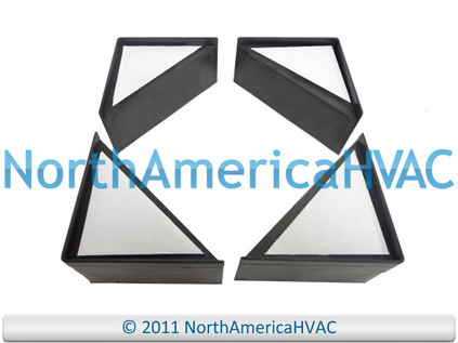 MOUNTING BLOCK FEET 4-PACK FURNACE AIR HANDLER APPLIANCE HVAC - North ...