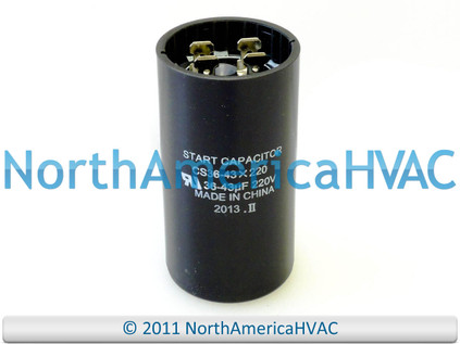 Motor Start Capacitor 36-43 MFD 220 250 VAC Replaces Diversitech ...