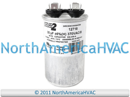 Jard Mars Mars2 Round Run Capacitor 35 uf MFD 370 Volt VAC 12718 ...