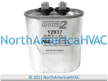 Jard Mars Mars2 Oval Run Capacitor 20 uf MFD 440 volt 12037 - North ...