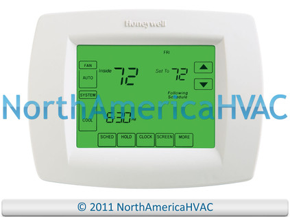 TH8320U1008 - Honeywell VisionPro Thermostat - Touchscreen 7-Day ...