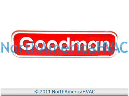 OEM Goodman Furnace Plastic Name Plate 0161F00000P 8" x 2" - North ...