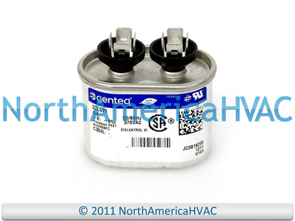 Capcom GE Genteq Oval Run Capacitor 4 uf MFD 370 volt vac 50/60 hz ...