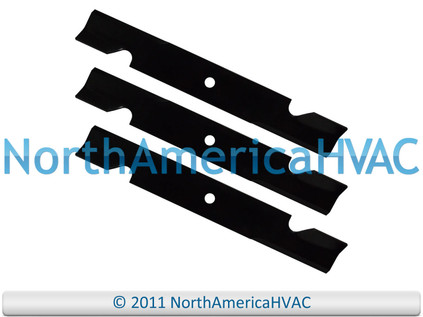 3x TrueCut Toro/Wheel Horse/Exmark 18" Notched Lawn Mower Deck Blade ...