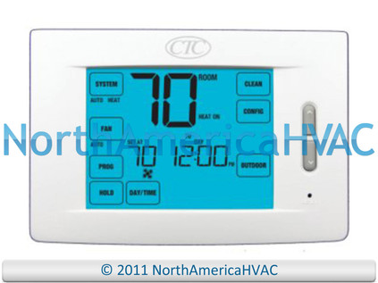 CTC 84210T 5/2 7 Day Touchscreen Programmable Thermostat 4H/2C 4 3 Heat ...
