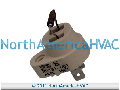OEM Universal Microtemp Fuse Limit RD181-001 184C - North America HVAC