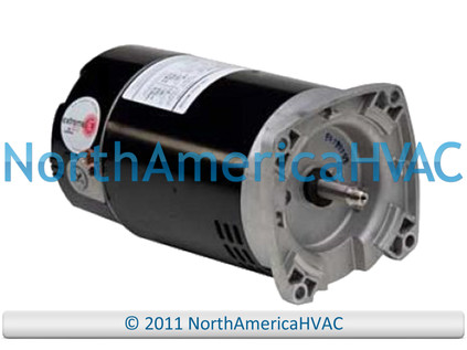 Climatek Square Flange Pool Spa Pump Motor 1 HP 7-177215-04 7-177215-64 ...