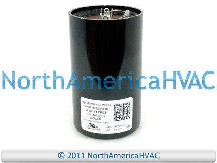 OEM 135-162 MFD 330 VAC Start Capacitor Replaces NGM A101147P03 - North ...