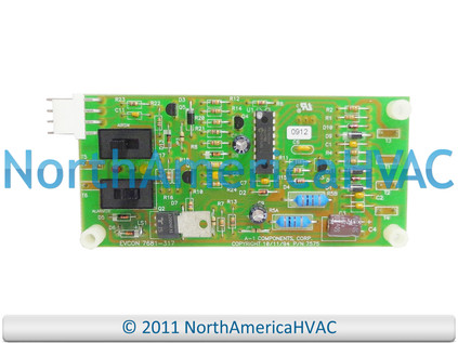 Circuit Control Board Replaces York Luxaire Coleman Evcon 7681-317 7681 ...