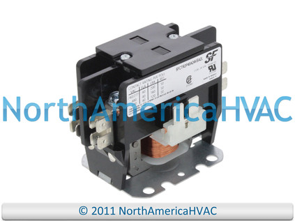 OEM SFCTR2P40A24VSA2L 2 Pole 40 Amp Condenser Contactor Replaces Trane ...