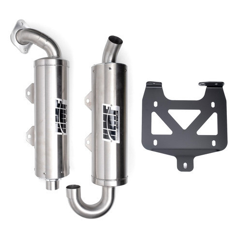 Polaris General Blackout Slip On Exhaust System (Loud) by HMF Racing