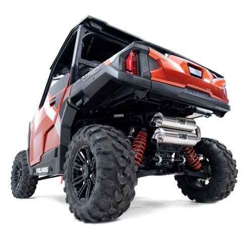 Polaris General Blackout Slip On Exhaust System (Loud) by HMF Racing