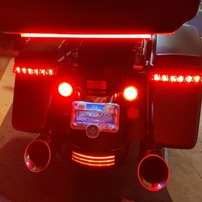 Polaris General Individual Red Plasma Rods by Custom Dynamics