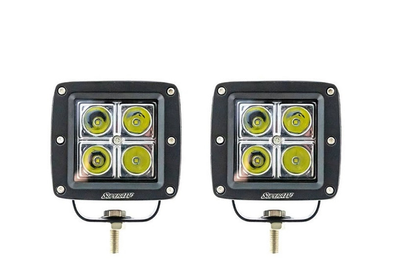 Polaris General 3" LED Cube Lights by SuperATV - LB3-CL-epg