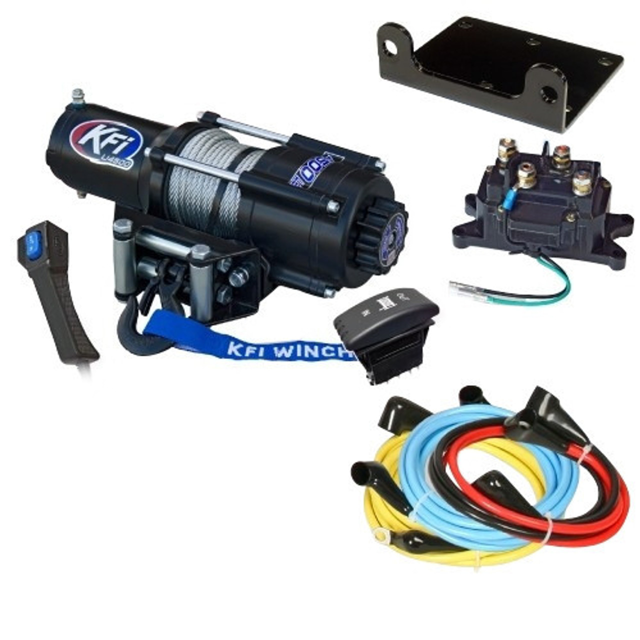 Polaris General 4500 Lb Winch Kit By Kfi Products U45 X Epg