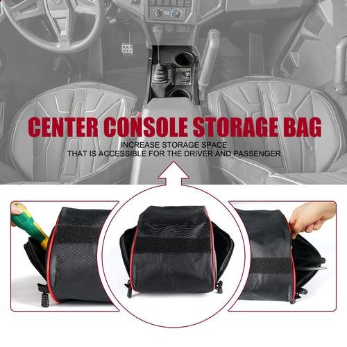 General 4 1000 Center Console Storage Bag w/ Red Lining - Xprite UTV-PB ...