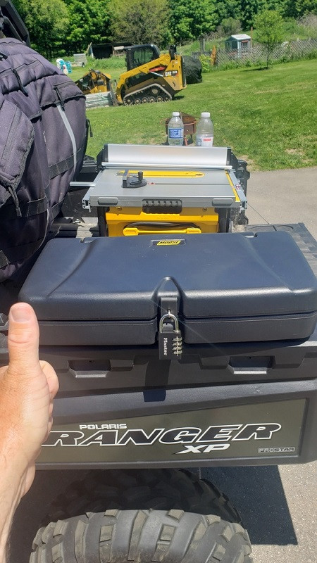 Waterproof UTV Rear Bed Saddle/Storage Box for the Polaris General by Moose