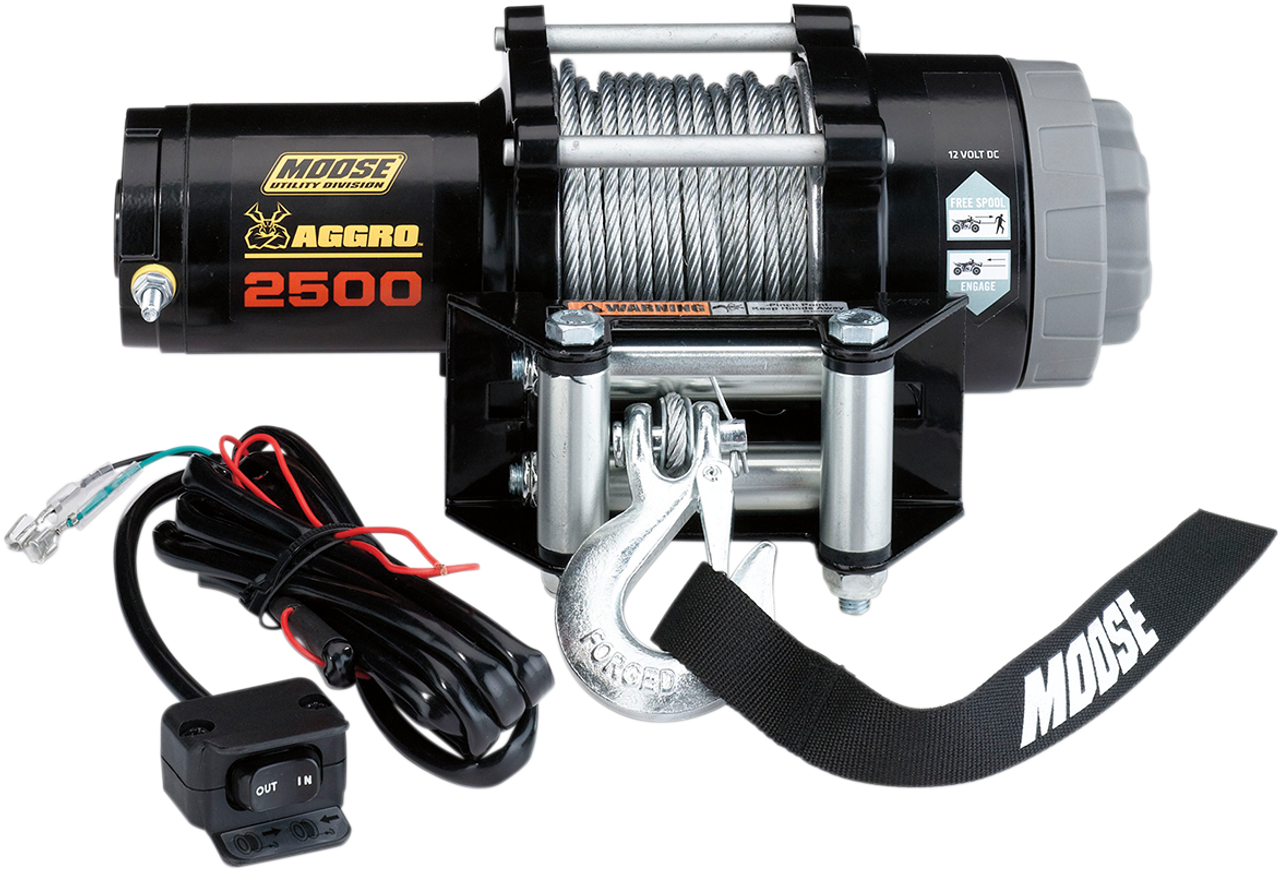 Polaris General Winch 2500lb With Wire Rope Mse By Moose