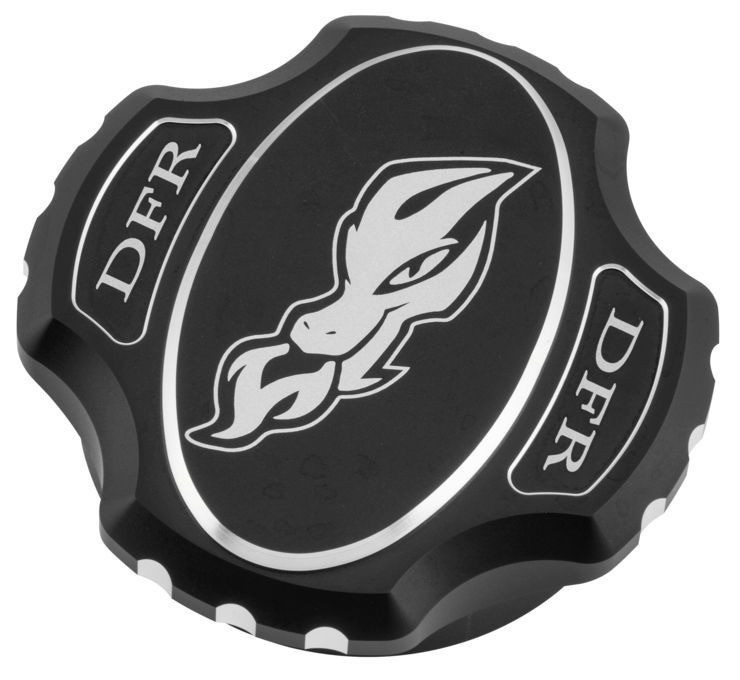 Polaris General Black Dragonhead Billet Gas Caps by DragonFire Racing