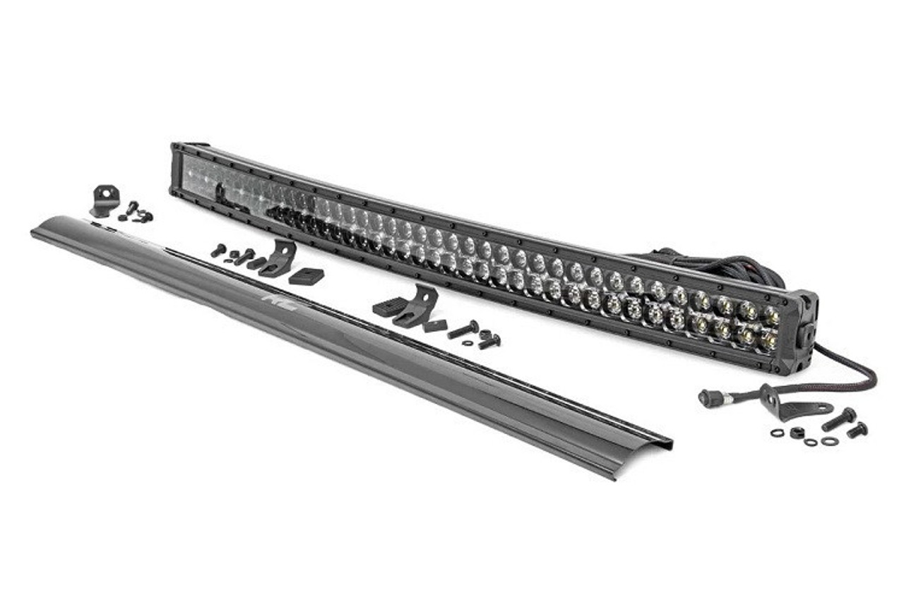 Polaris General 40 Inch Curved Cree Led Light Bar Dual Row Black