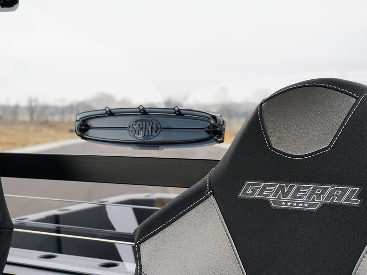 Polaris General Trr Rear Vented Windshield By Spike Powersports