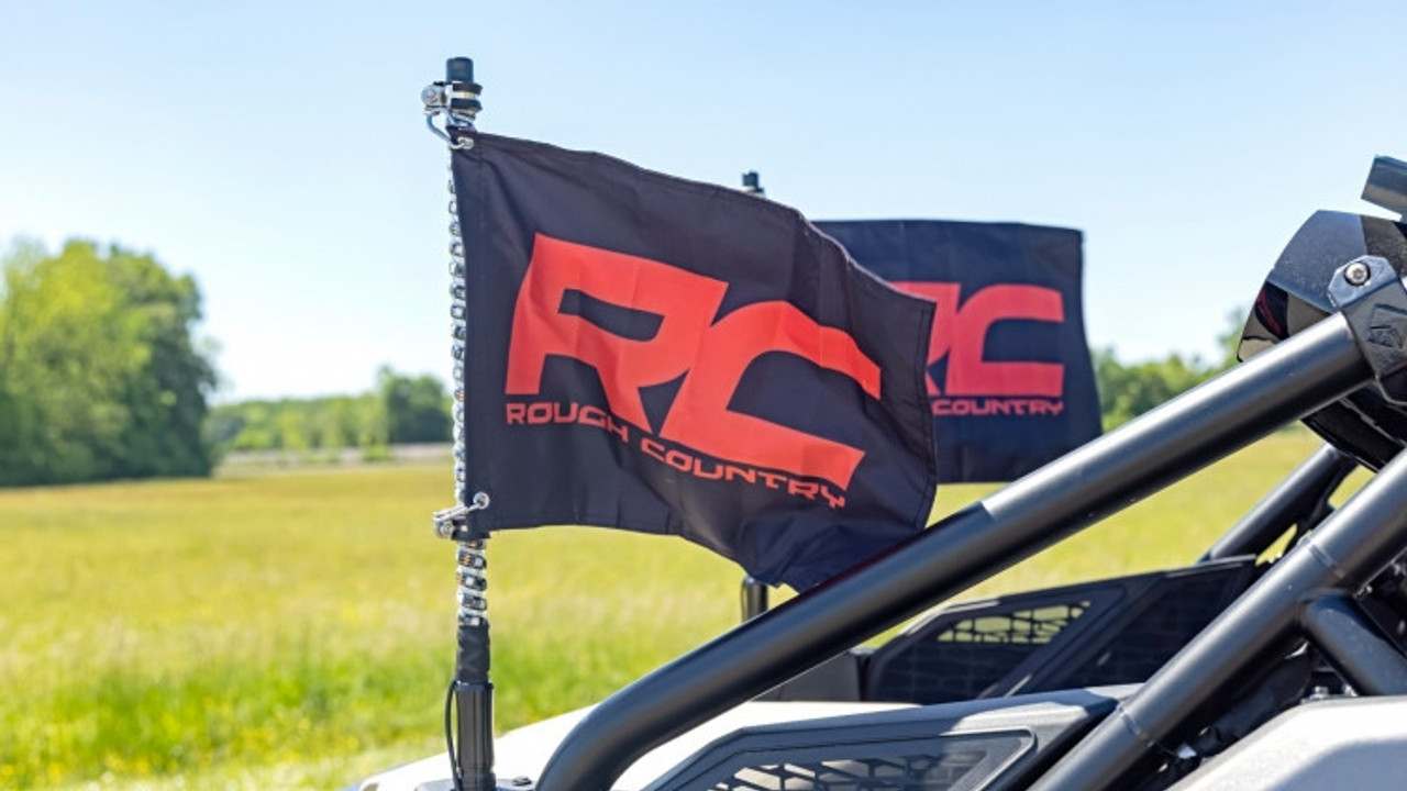 Polaris General Multi Function Utv Led Whip Lights By Rough Country