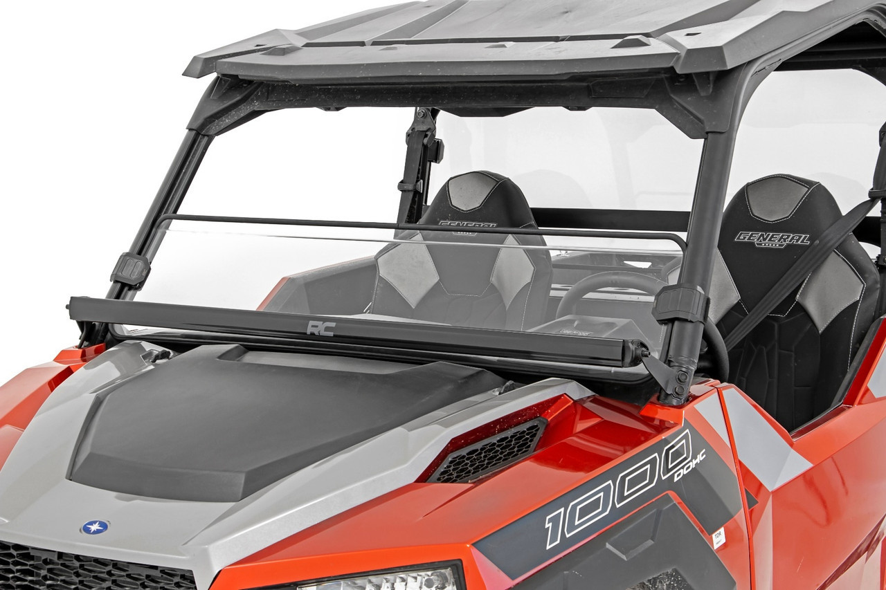 Polaris General Half Windshield Scratch Resistant By Rough Country