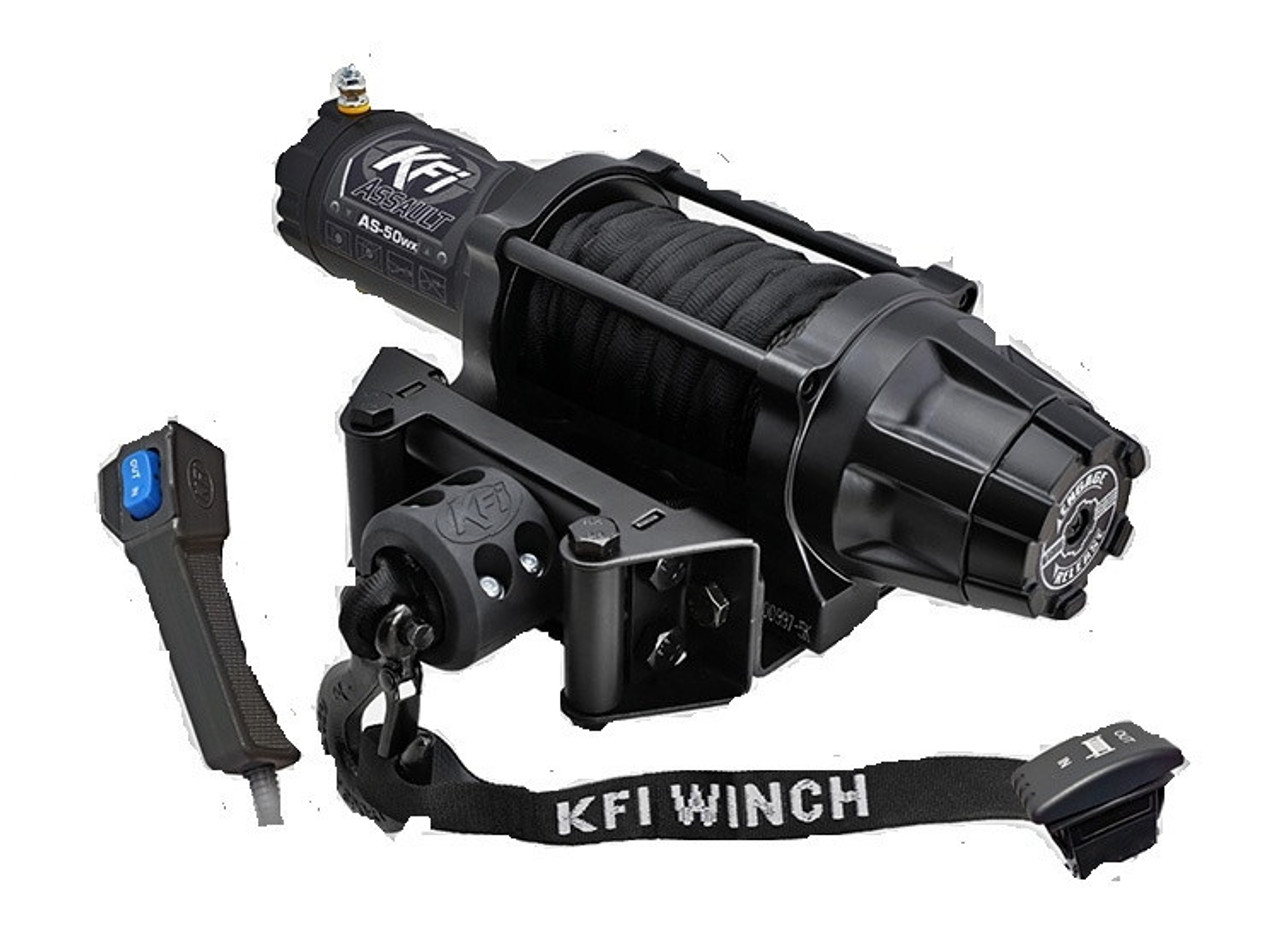 Polaris General 5000lbs Assault Winch Wide By Kfi Products As 50wx Epg