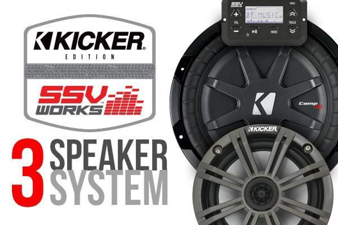 General Complete Kicker 3 Speaker Plug And Play System By Ssv Works