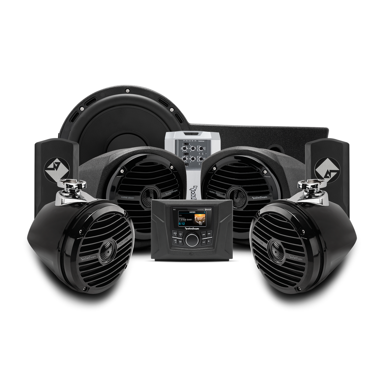 Polaris General 400 Watt Stereo Front Lower Speaker Rear Speaker And