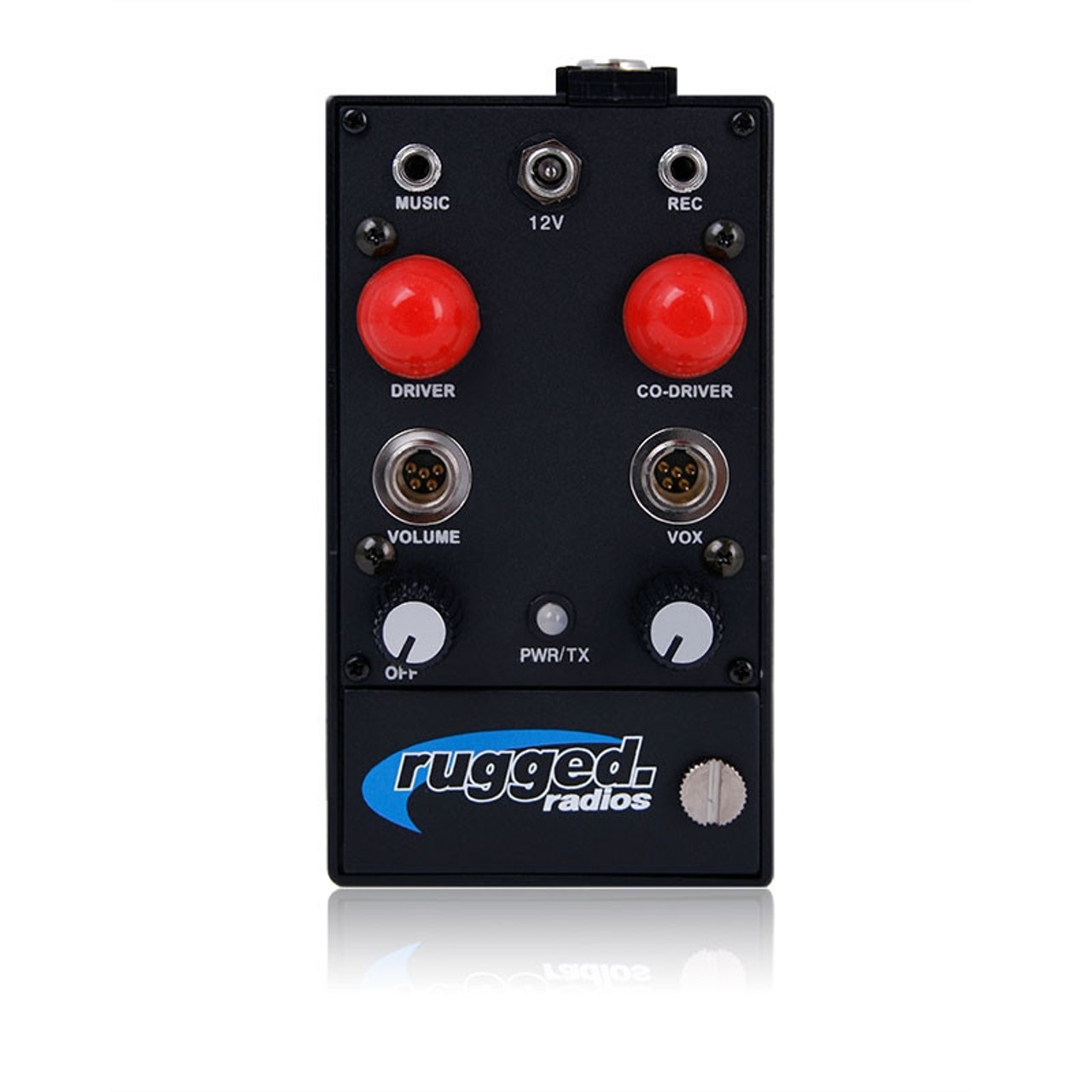 General 2 Place Portable Intercom W Music Input Rugged Radios
