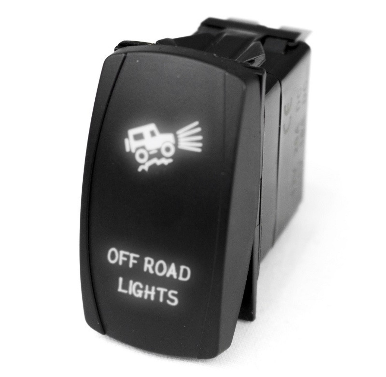 Polaris General Led Rocker Switch W White Led Radiance Off Road Lights