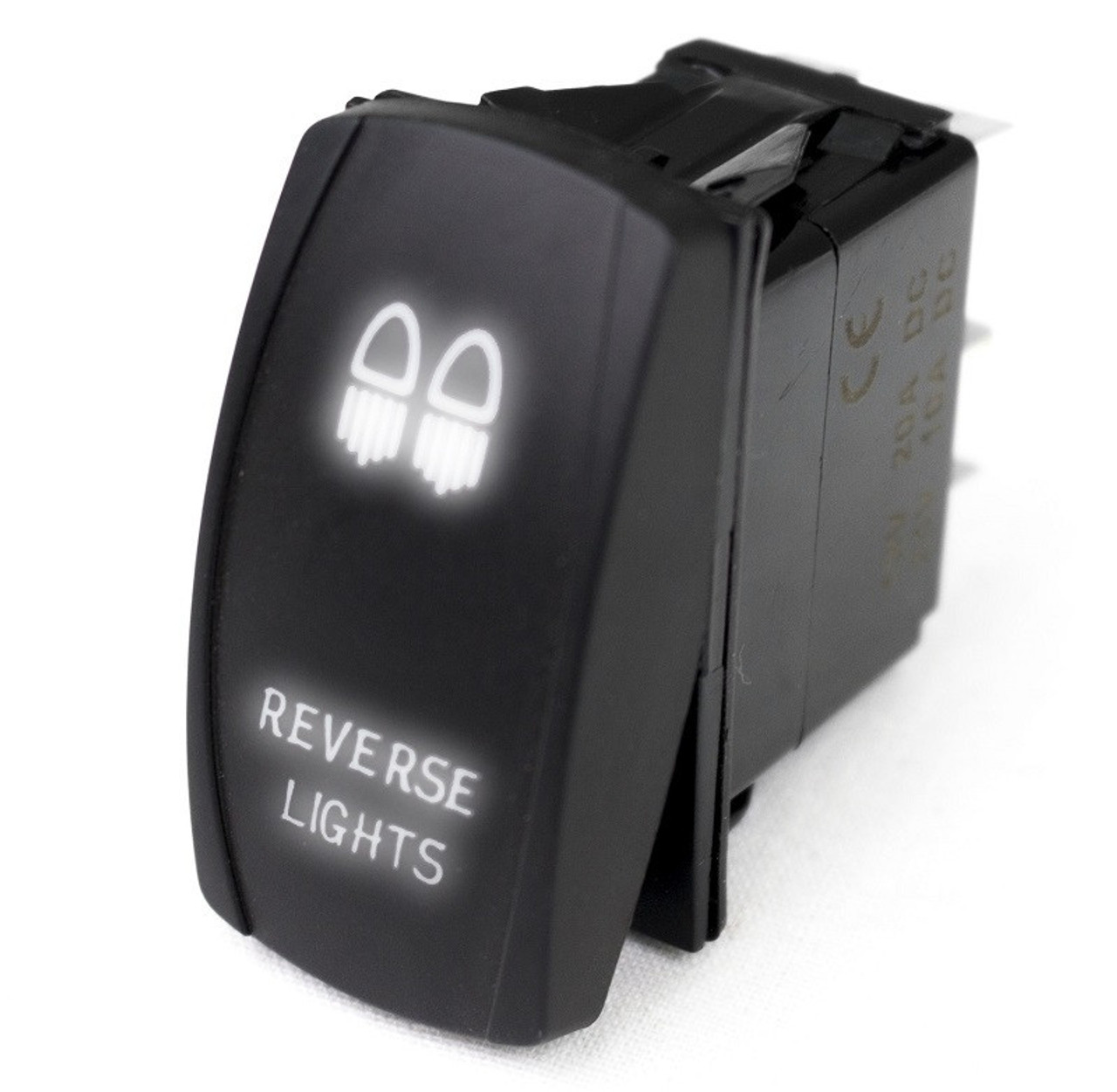 Polaris General Led Rocker Switch W White Led Radiance Reverse Lights