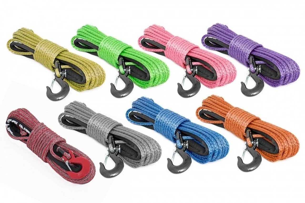 Polaris General Synthetic Winch Rope By Rough Country Rs1 Xx Epg