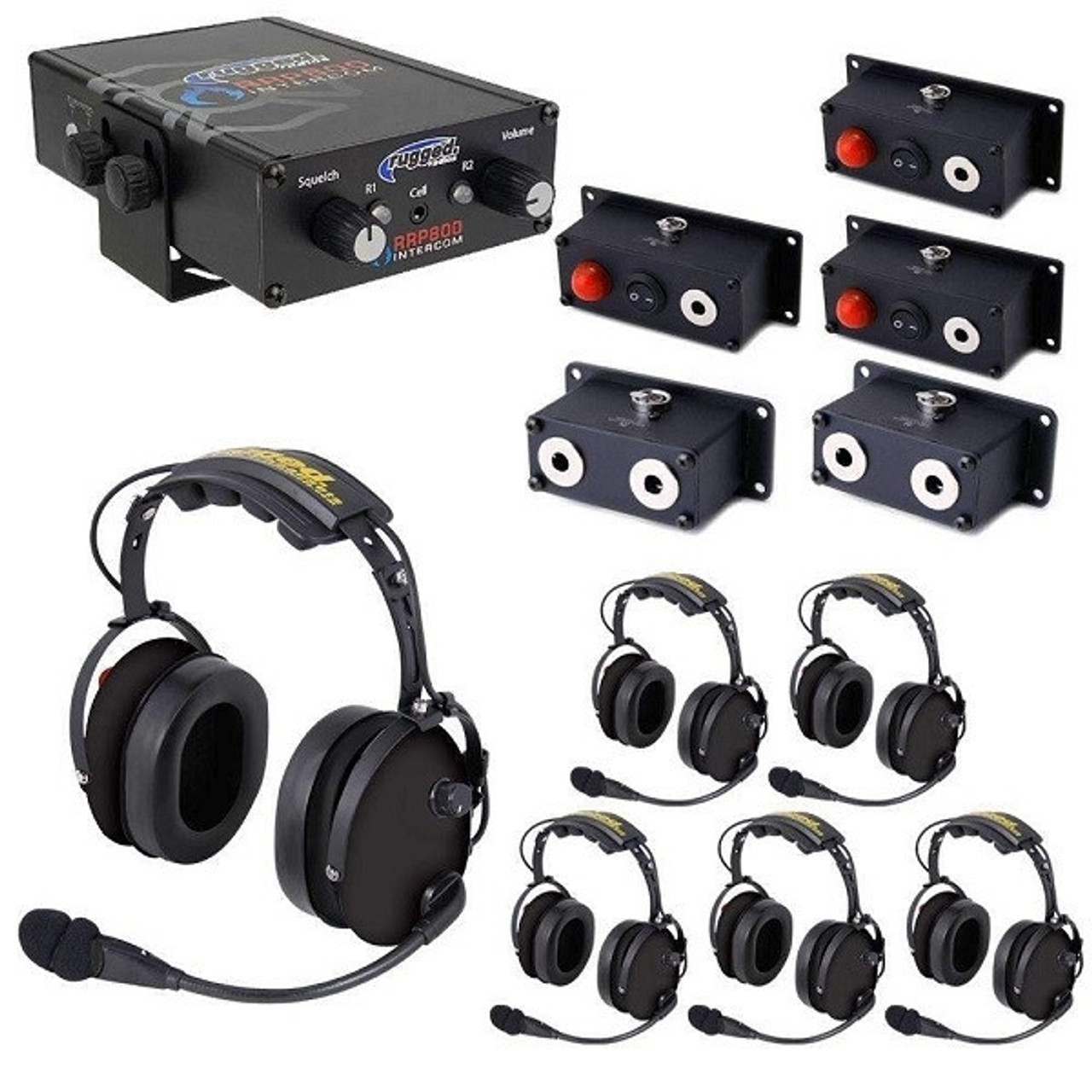 Polaris General Fire Safety Industrial Dual Radio Intercom With Pump