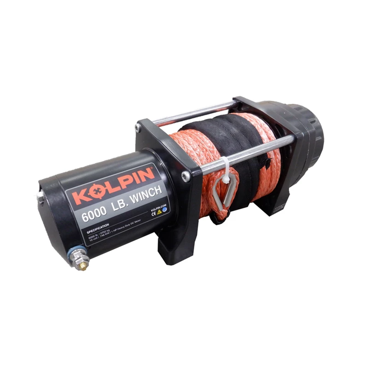 Polaris General 6000 Lb Synthetic Rope Winch Kit By Kolpin Powersports