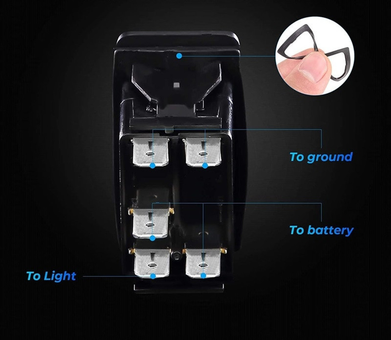 Enhance Your Ride With Kemimotos Polaris General 5pin Rocker Switch