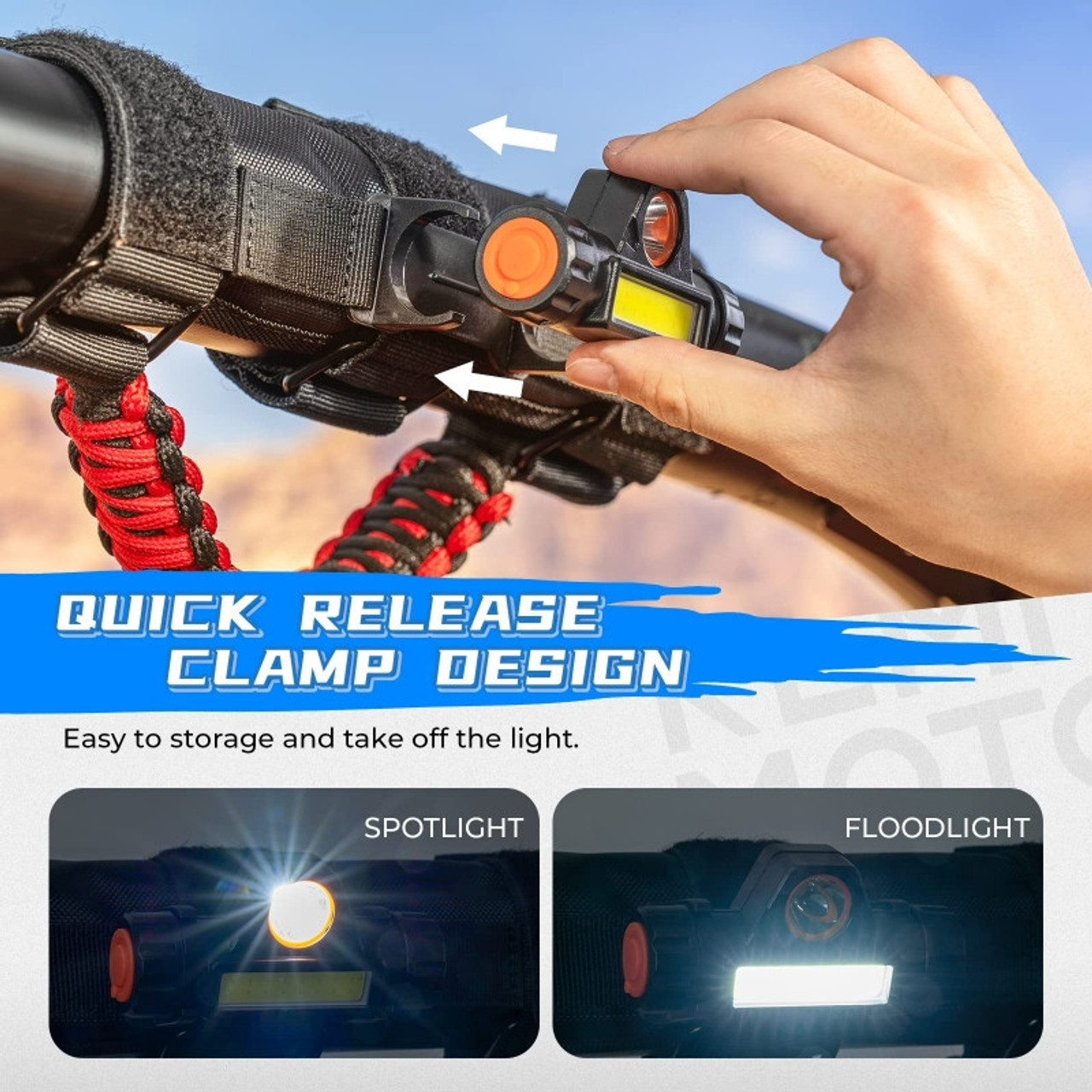 Enhance Your Polaris General With Kemimoto Roll Bar Handle And Dome Light