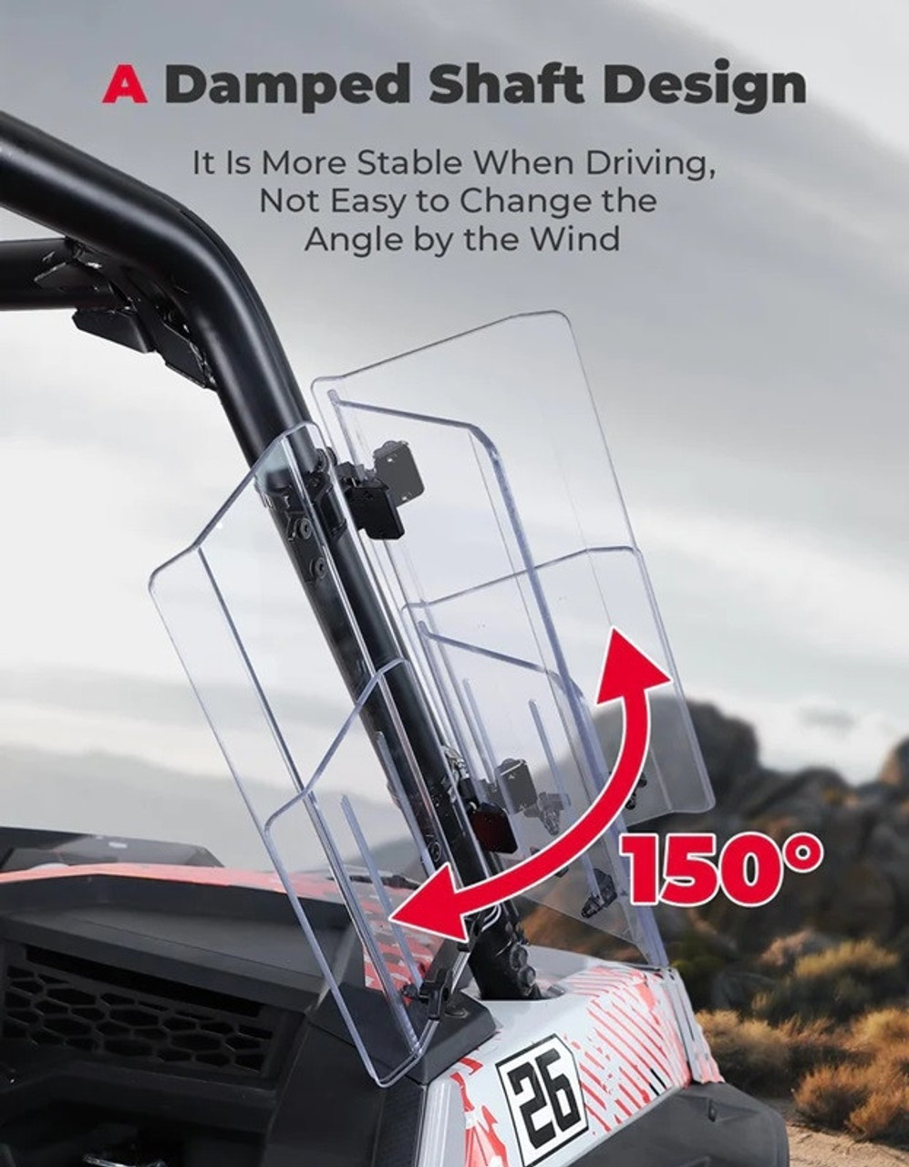 Polaris General Roll Bar Utv Side Wind Deflectors Enhance Ride Comfort
