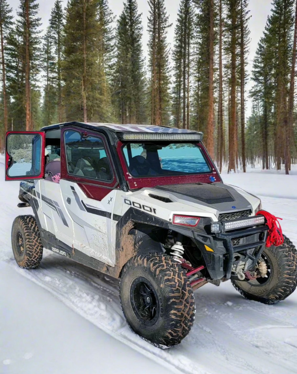 Polaris General 4-Seat Cab Enclosure "The Vault" 2016+ Upper Side Doors ...