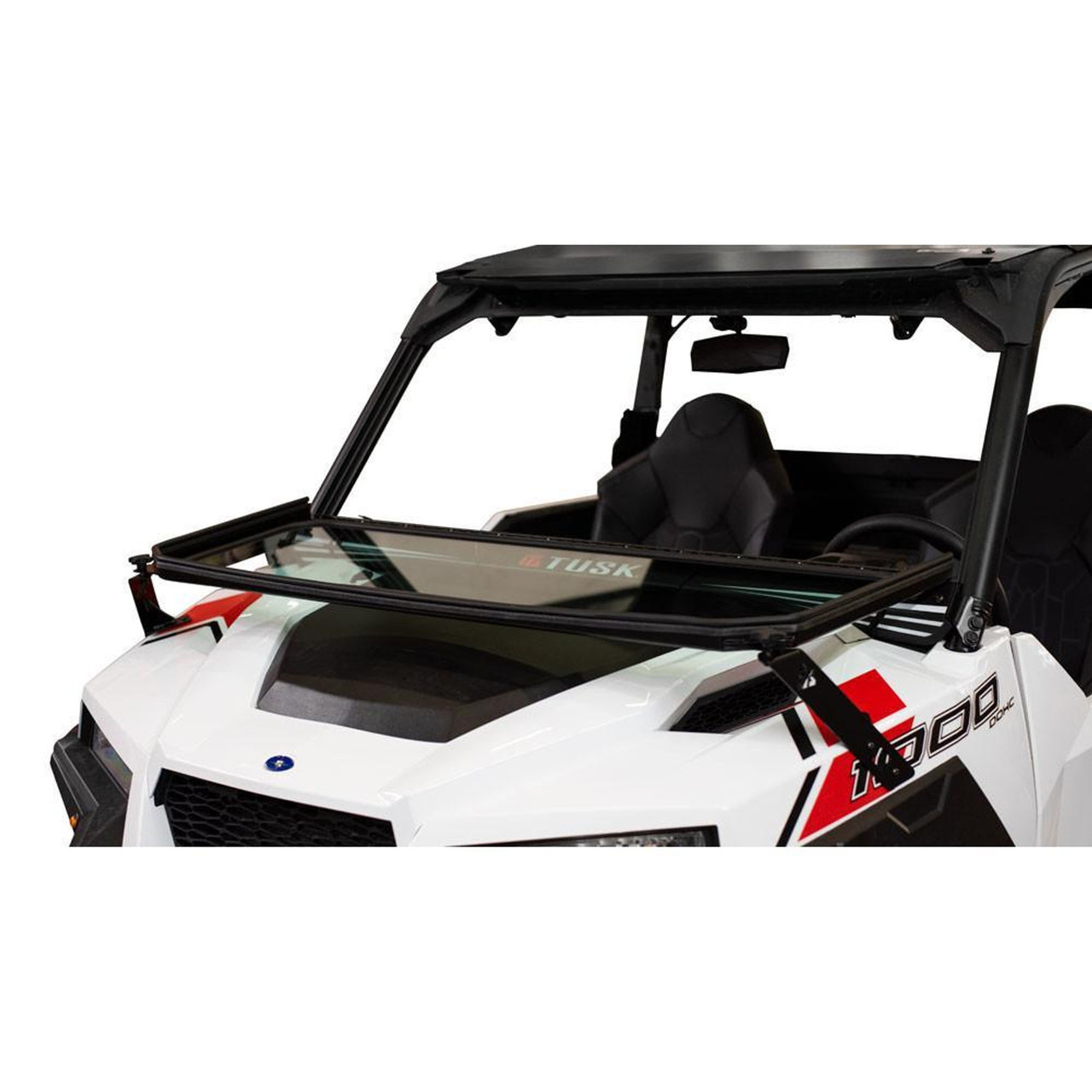 Polaris General Folding Glass Windshield with Windshield Wiper by Tusk ...